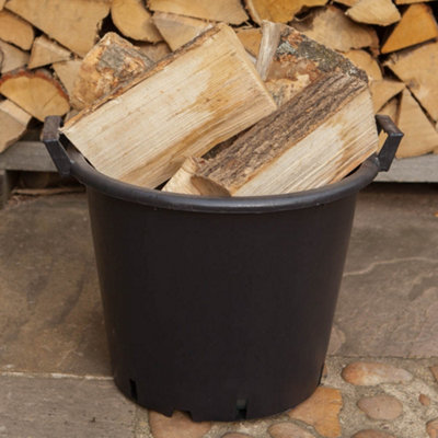 YouGarden 4 x Heavy Duty 50 Litre Plant Pots, 50cm Diameter - Plastic ...