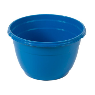 YouGarden Blue Hanging Baskets, 10 x 27cm Diameter Reusable Plastic ...