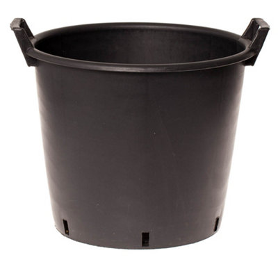 YouGarden Heavy Duty 35 Litre Plant Pot, 44cm Diameter - Plastic ...