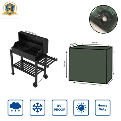 Yuzet XT Square Trolley BBQ Grill Cover Heavy Duty Outdoor Protection ...