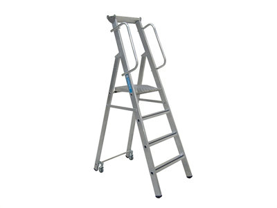 Zarges 340479 Mobile Mastersteps, Platform Height 2.59m 10 Rungs ...