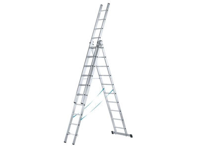 Zarges 41542 Skymaster Trade Combination Ladder 3-Part 3 x 12 Rungs ...