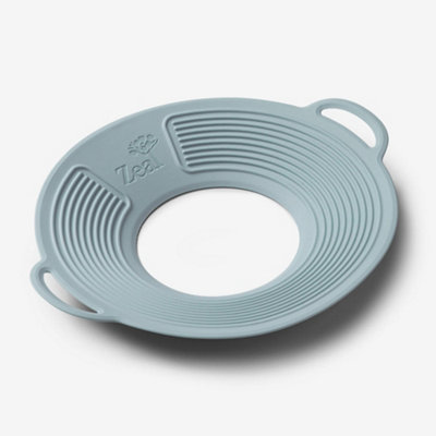 Zeal Classic Silicone Boil Over Pan Lid, Duck Egg Blue