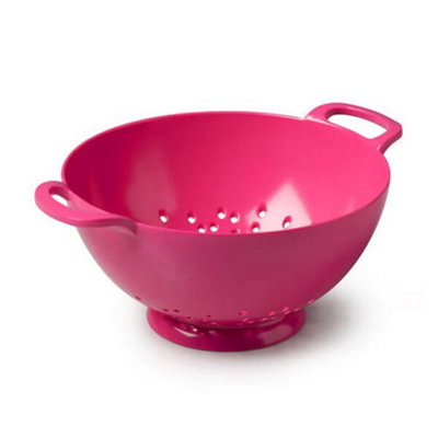 Zeal Melamine 20cm Colander Neon Pink