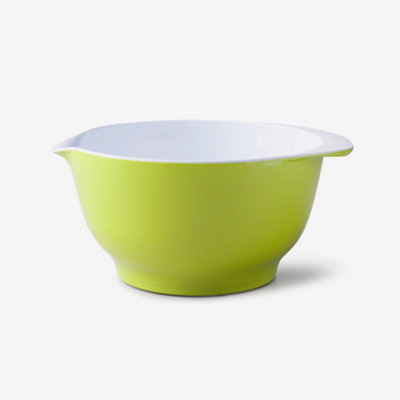 Zeal Melamine 3 litre Mixing Bowl 20cm, Lime | DIY at B&Q