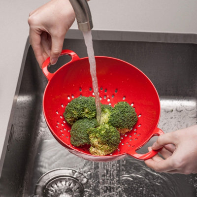 Zeal Premium Melamine Colander, Medium 20cm, Red