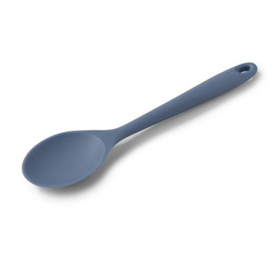 Zeal Silicone Cooking Spoon 28cm, Provence Blue | DIY at B&Q