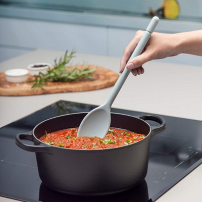 Zeal Traditional Silicone Cooking Spoon 30cm, Duck Egg Blue