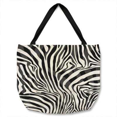 Zebra Animal Print Tote bat Designer Style