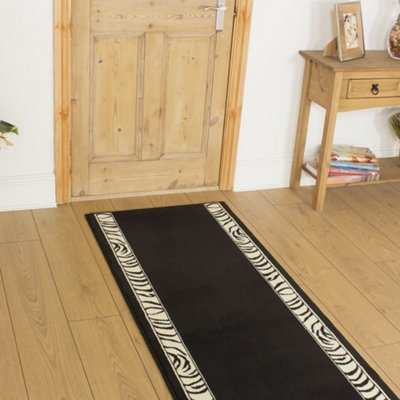 Zebra Border Hall Runner Carpet Runner Rug