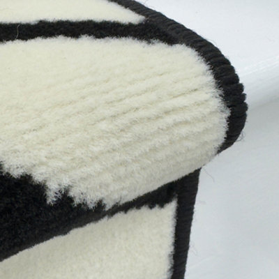 Zebra Print Stair Runner Carpet Runner Rug
