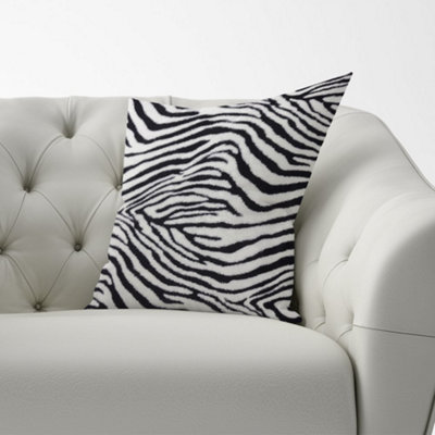 Zebra Texture Pattern Cushions 60cm x 60cm