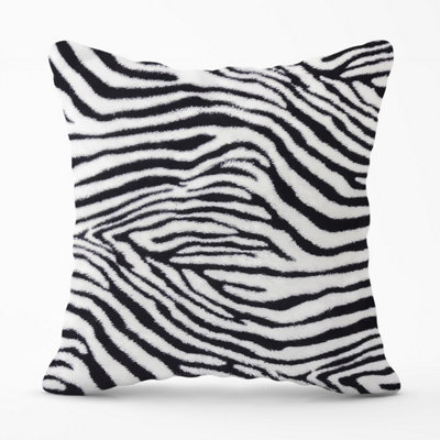 Zebra Texture Pattern Outdoor Cushion 45cm x 45cm