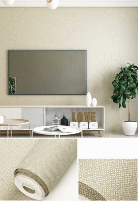 Zed Decor Elegant Cream Beige Textured Wallpaper - 150-1006