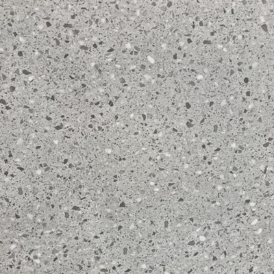 Zed Decor Self Adhesive Premium Vinyl 1m x 1.2m Grey Terrazzo Wallpaper ...