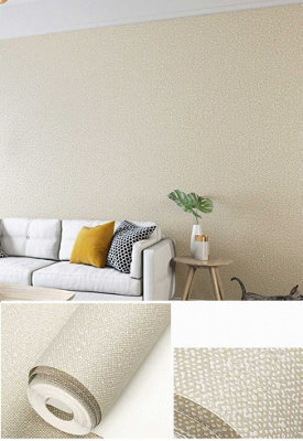 Zed Decor Textured Beige Minimalist Wallpaper - 150-1003