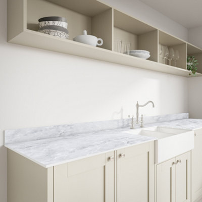 Zenith Kitchen Upstand - Marmo Treviso - 3050mm x 100mm x 12mm