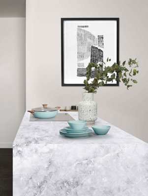 Zenith Kitchen Upstand - Marmo Treviso - 3050mm x 100mm x 12mm