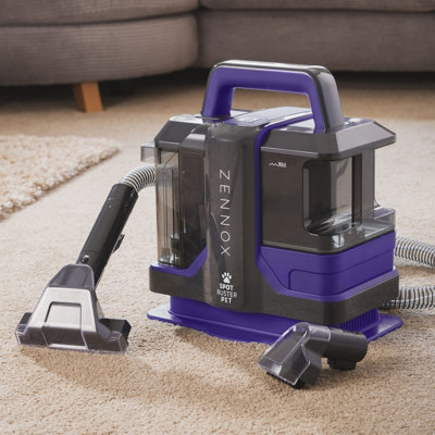 Zennox Spot Buster Pet Carpet Cleaner 750W with Long Hose & 1.8L Tank ...