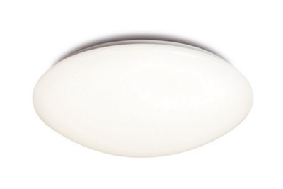 Zero Ceiling, Wall Round 77cm, 9 x E27 (Max 20W), White Acrylic | DIY ...