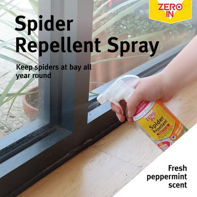 ZERO IN SPIDER REPELLENT SPRAY READY TO USE INSECT DETERRENT FRESH MINT ...
