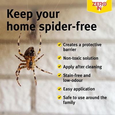 Zero In Spider Repellent Spray Ready To Use Insect Deterrent Fresh Mint ...