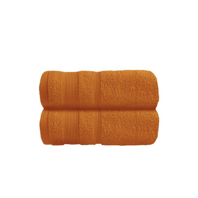 Zero Twist Egyptian Cotton Hand Towels Pack of 2 - Caramel