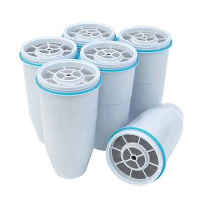 ZeroWater Replacement Water Filters 6 Pack - 5-Stage Ion Exchange ...