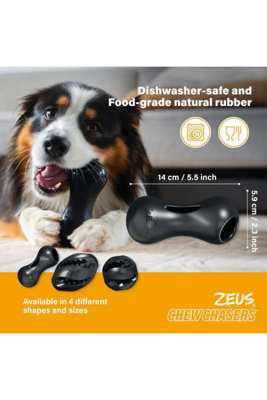 Zeus ChewChasers Treat Peanut Dog Toy