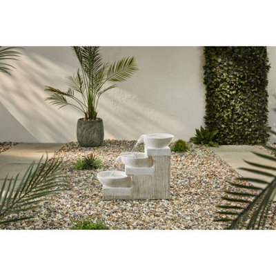 Zeus Solar Powered Water Feature With Cover