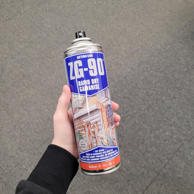 ZG-90 Cold Zinc Galvanising Spray - 500ml 2 in 1 Topcoat and Primer Spray