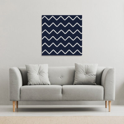 Zig Zagged Rope (Canvas Print) / 77 x 77 x 4cm