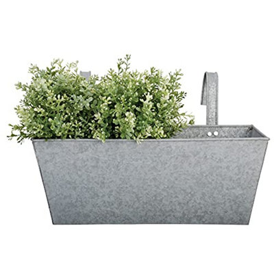 Zinc Finish Balcony Planter Box
