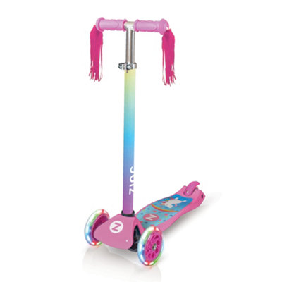 Unicorn scooter with light up wheels store