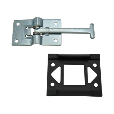 Zinc Plated Caravan Door Retainers X2 (Truck Motorhome Horsebox Hook ...