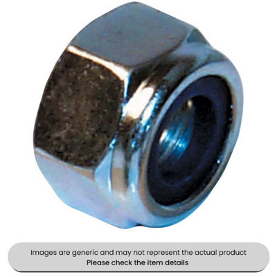 Zinc Plated Nylon Insert Locking Nuts P Type M30 Metric Pack Qty 5