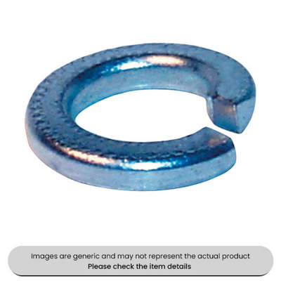 Zinc Plated Spring Washers DIN 1278 Metric 12MM Rectangular Section Pack Qty 250