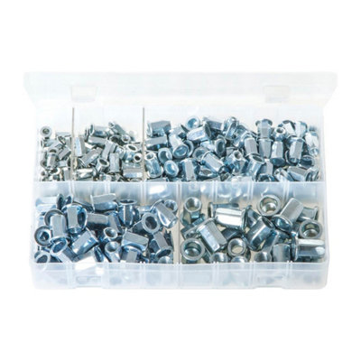Zinc Plated Steel Threaded Inserts Cylindrical Head Full Hex Box of 250 ...