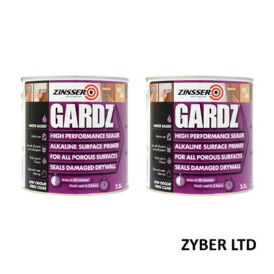 Zinsser Gardz High Performance Sealer 2.5L (Pack Of 2)