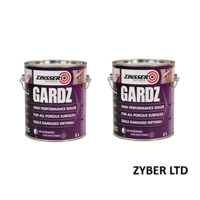 Zinsser Gardz High Performance Sealer 5L (Pack Of 2)