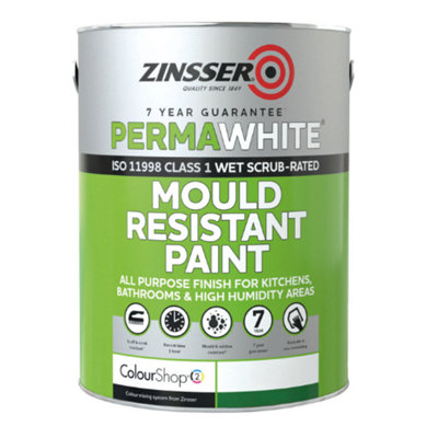 Zinsser Permawhite Interior Matt Mixed Colour Ral 3007 5L