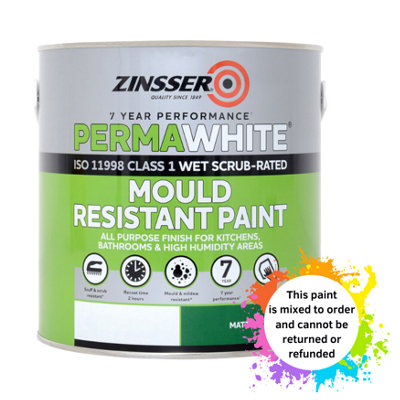 ZINSSER PERMAWHITE INTERIOR MATT MIXED COLOUR RAL 7015 2.5L