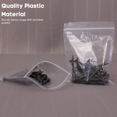 Zip Lock Bags 1000 pcs (11.5 x 9cm) - Odor Proof & Waterproof ...