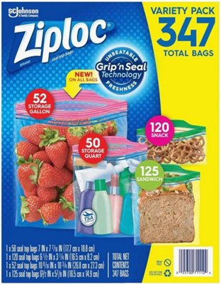 Gallon zip lock bags store