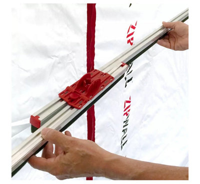 Zipwall Foam Rail Span Ceiling Floor Wall Adjustable Tapeless Seal Dust ...