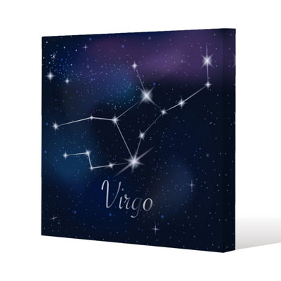 Zodiac sign virgo (canvas) / 77 x 77 x 4cm | DIY at B&Q