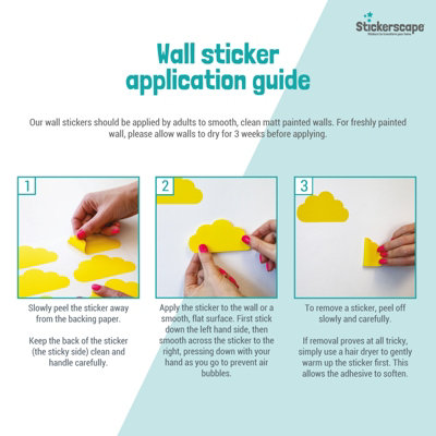 Zog and Dragons Wall Sticker Pack Children's Bedroom Nursery Playroom ...