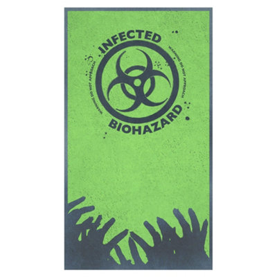 Zombie Infected Beach and Bath Towel