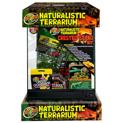 ZooMed Naturalistic Terrarium Crested Gecko Complete Starter Kit ...