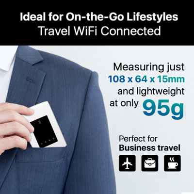 ZTE MF920, Unlocked 4G+ Portable Low-Cost Travel Wi-Fi Router